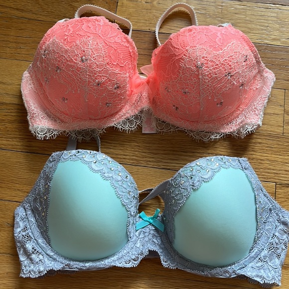Victoria's Secret | Intimates & Sleepwear | Two Embellished Vs Bras ...